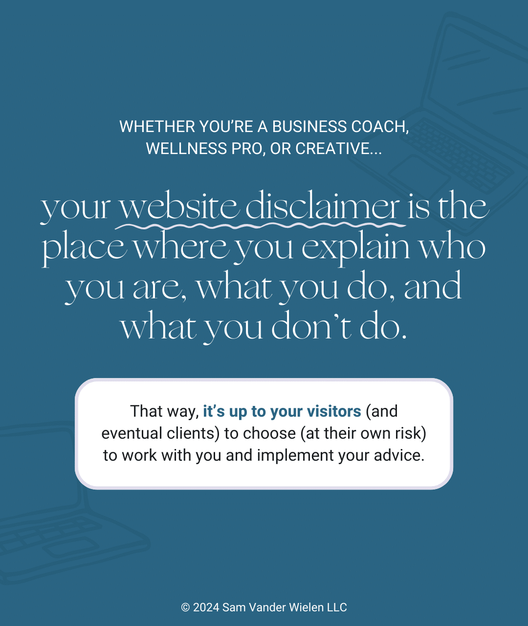Is your website legally protected? | Sam Vander Wielen
