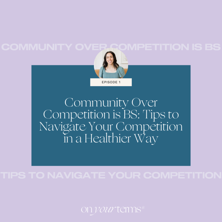 Community Over Competition is BS: Tips to Navigate Your Competition in ...