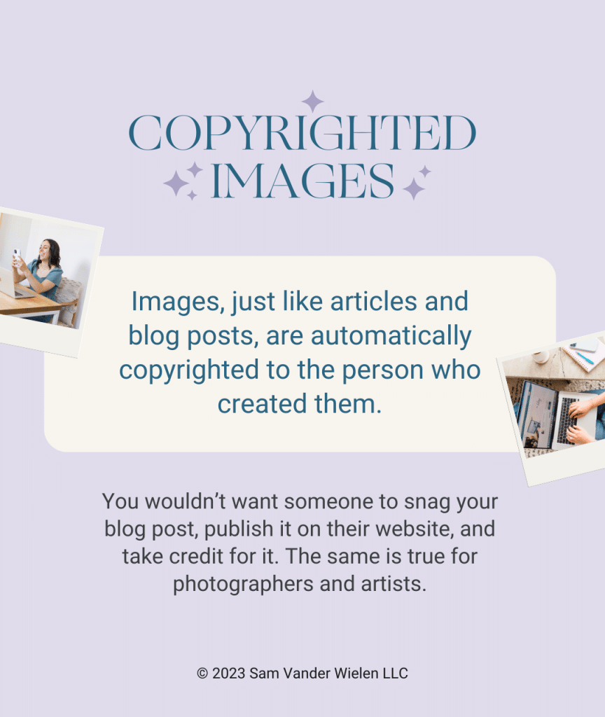 How To Use Pictures On Your Blog Legally | Sam Vander Wielen