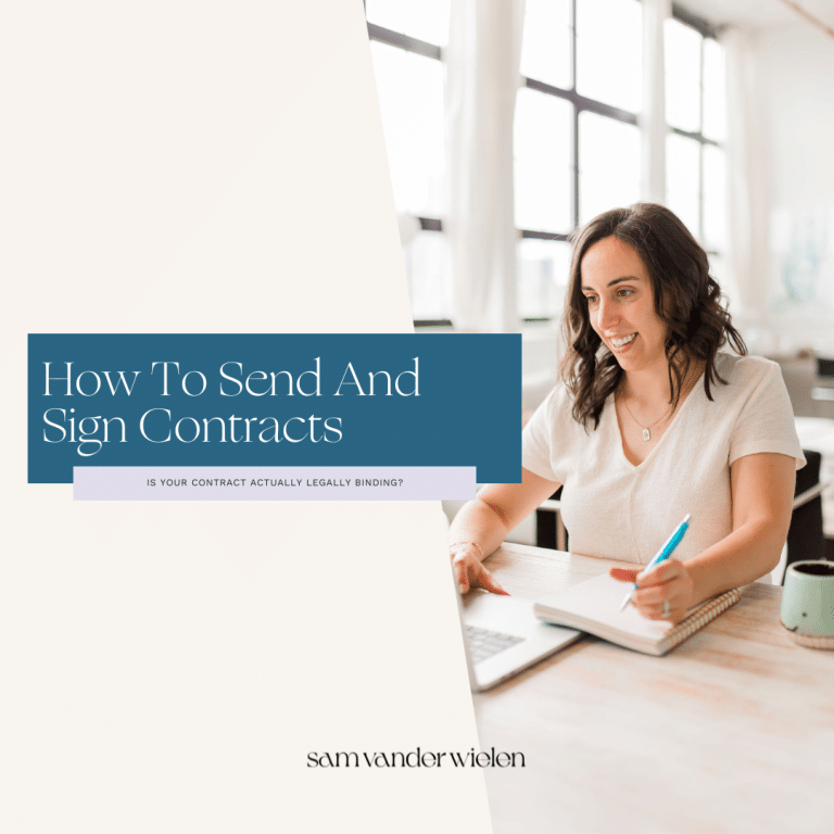 How to Send and Sign Contracts | Sam Vander Wielen