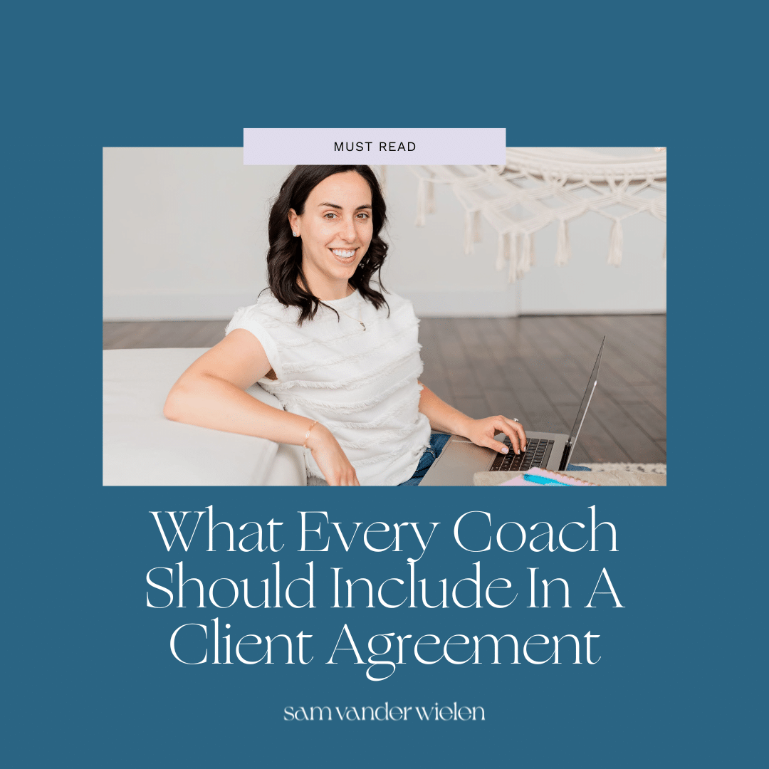 Client Agreement for Health Coaches | Sam Vander Wielen