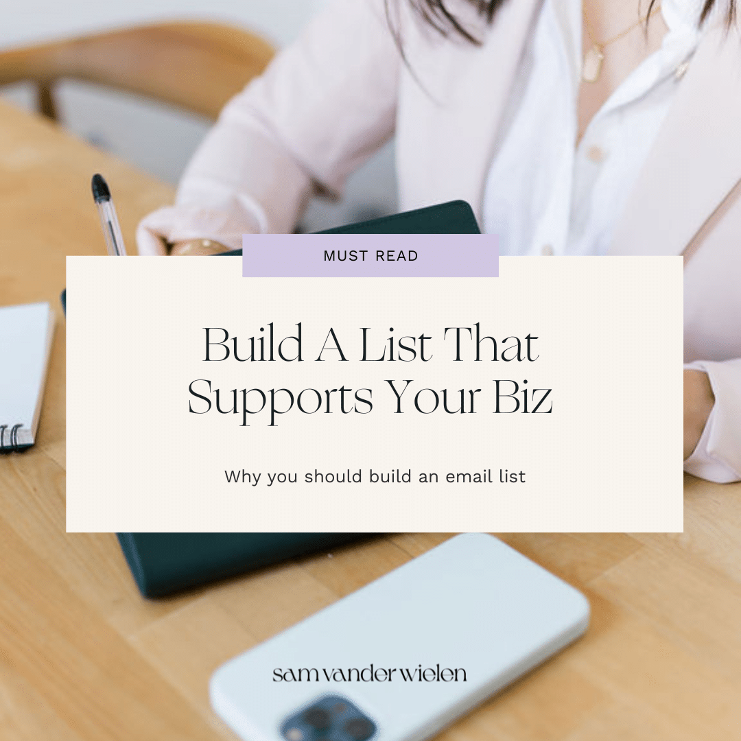 Build a List that Supports Your Biz | Sam Vander Wielen | DIY Legal ...