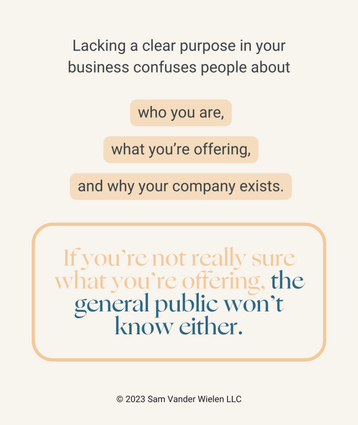How To Define Your Business Purpose | Sam Vander Wielen
