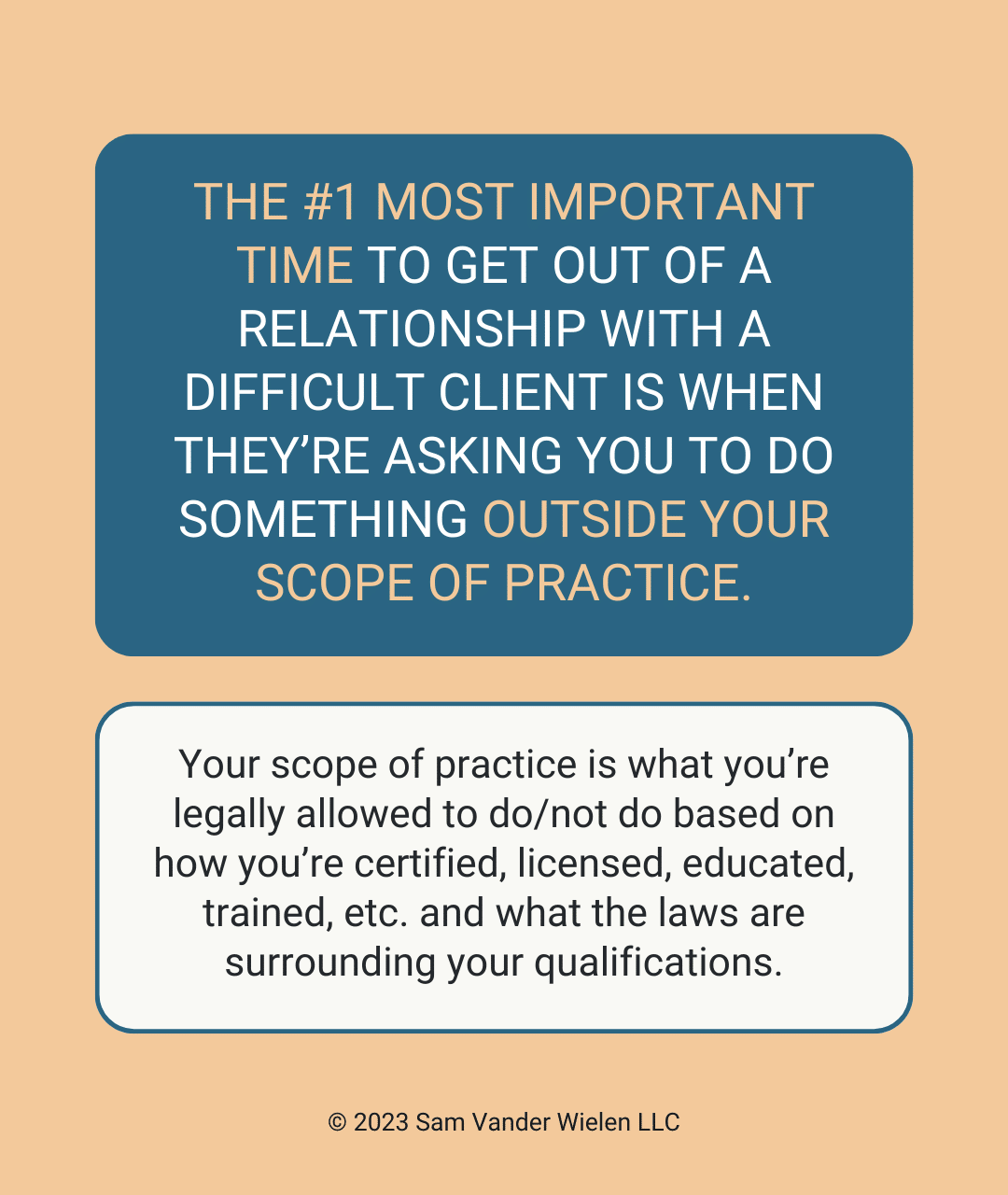 How to Deal With Difficult Clients | Sam Vander Wielen