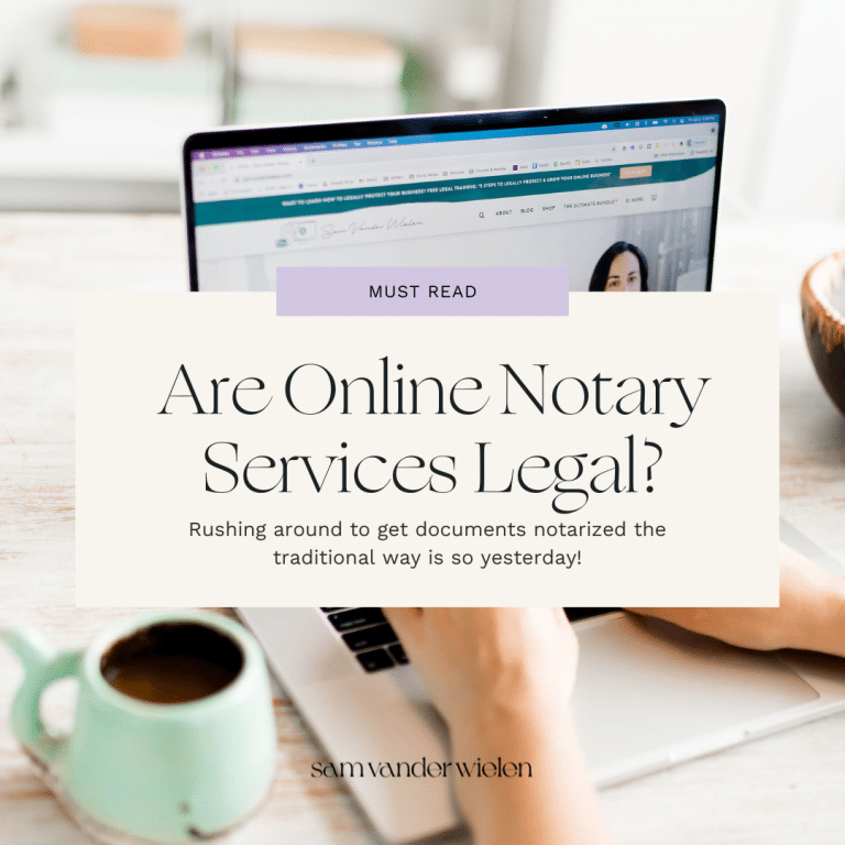 Are Online Notary Services Legal? | Sam Vander Wielen