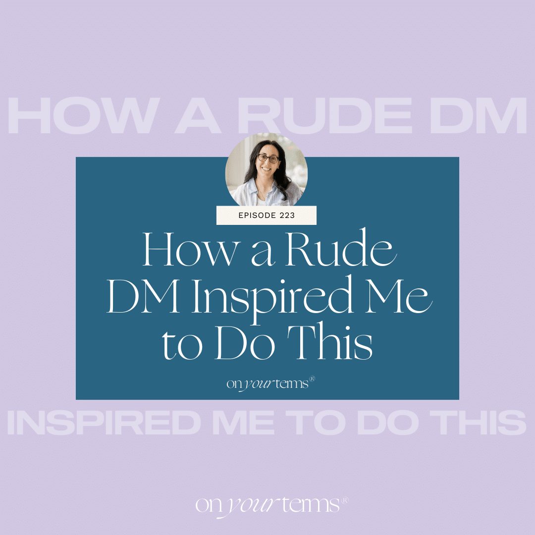 ☀️ How a Rude DM Inspired Me to Do This [Summer Series]