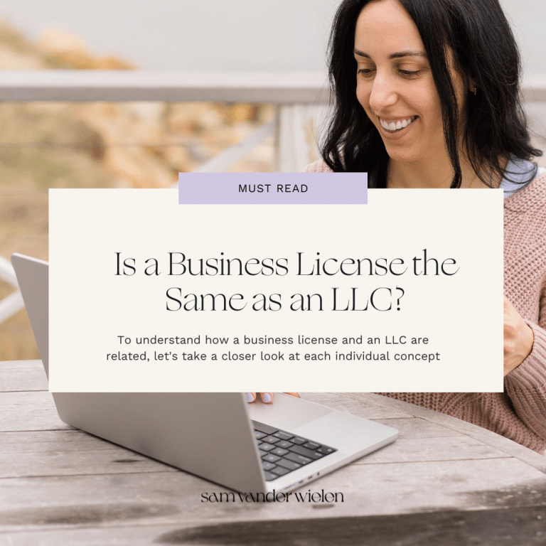 Is a Business License the Same as an LLC? | Sam Vander Wielen