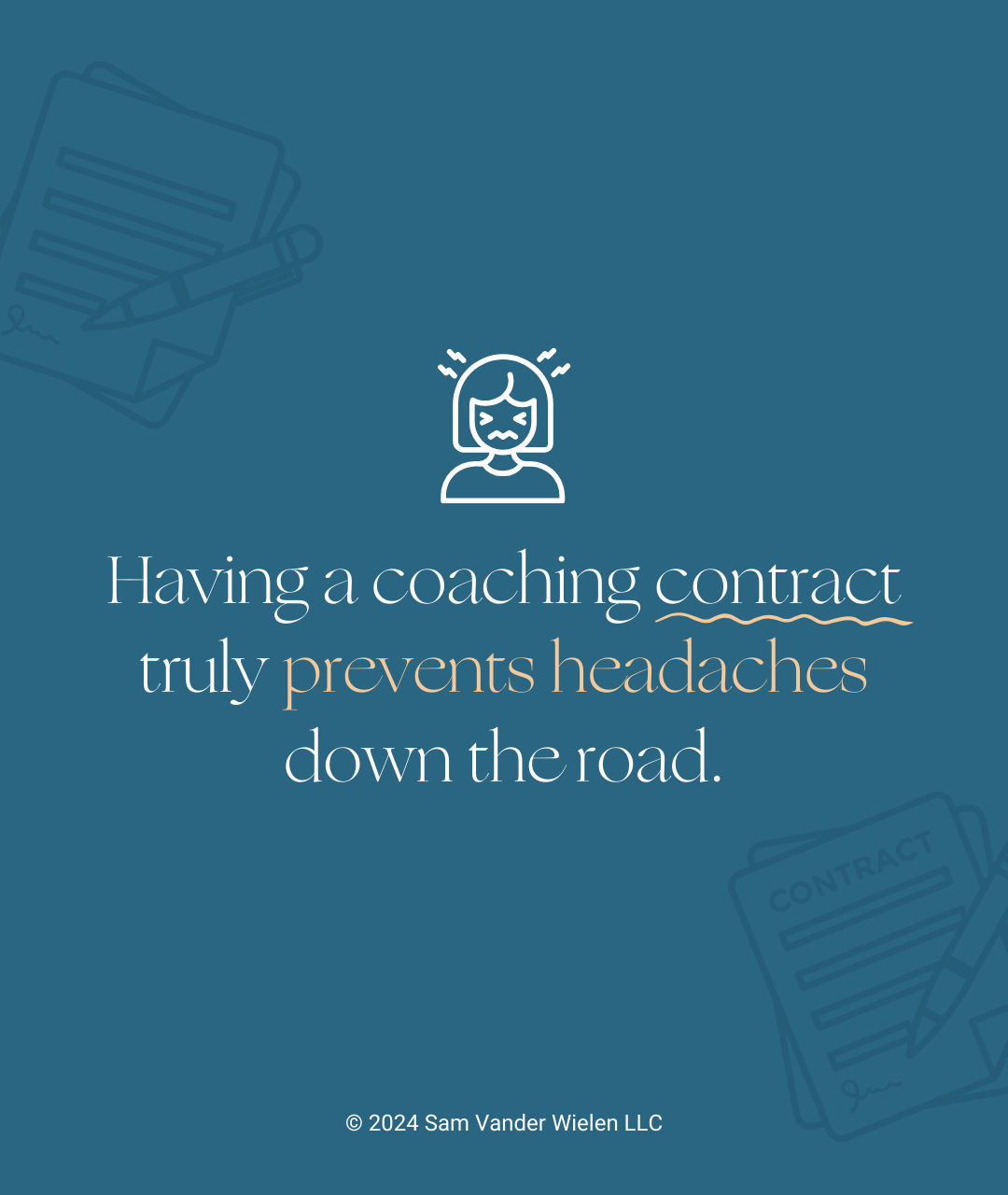Effective Coach Contract Template For Business Startups | Sam Vander Wielen
