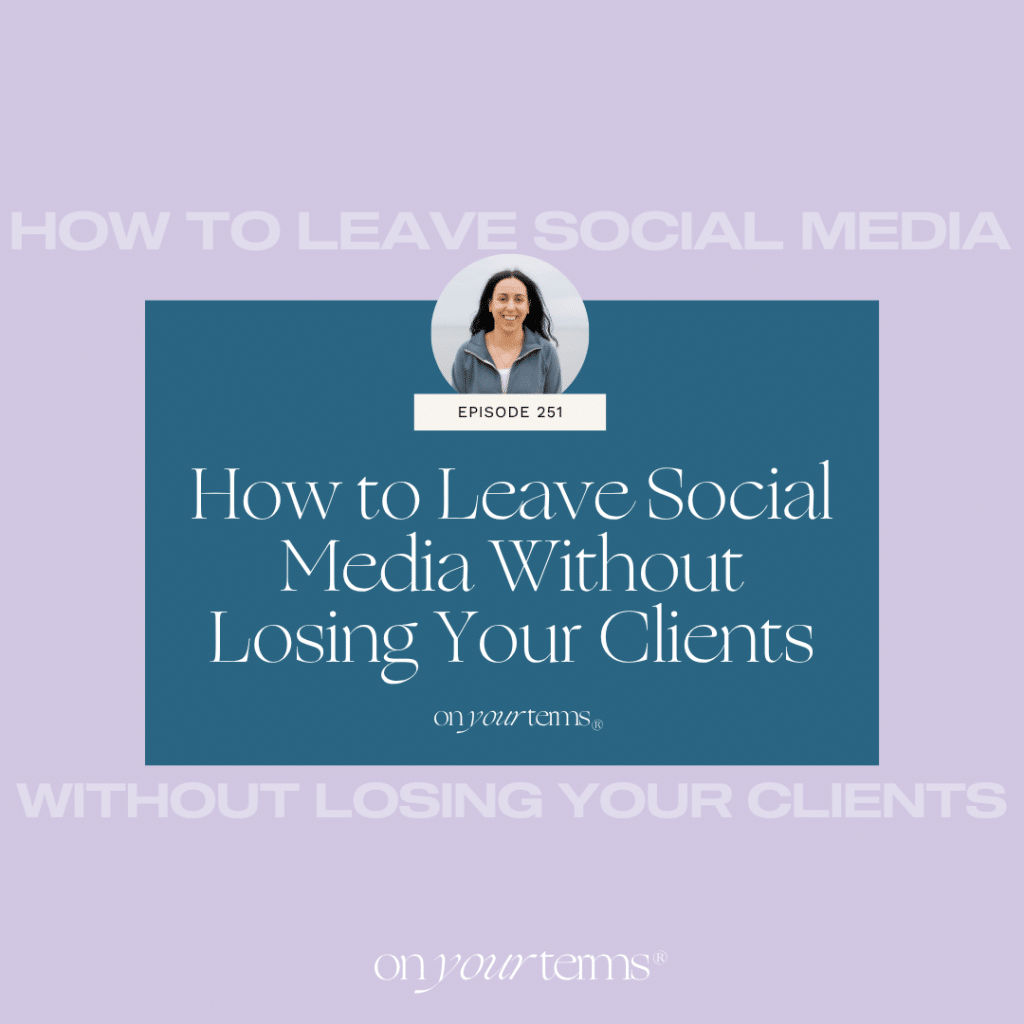 How to Leave Social Media Without Losing Your Clients