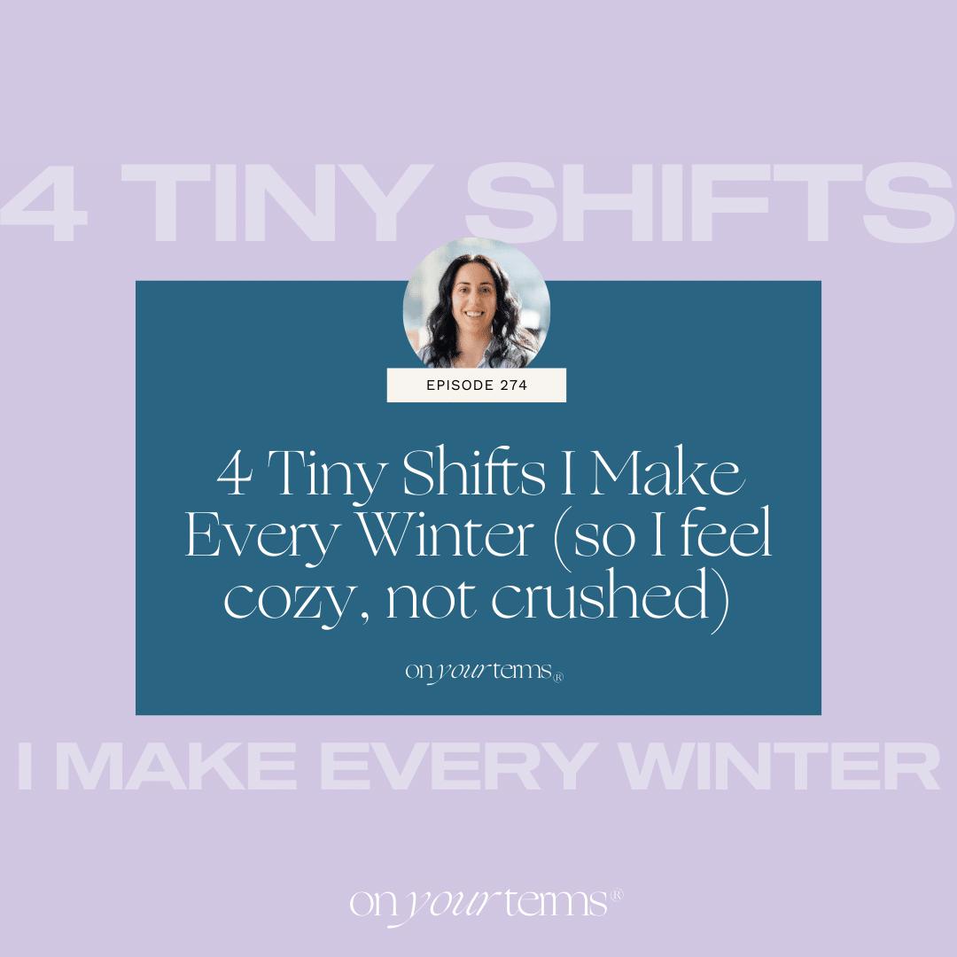 4 Tiny Shifts I Make Every Winter (so I feel cozy, not crushed)